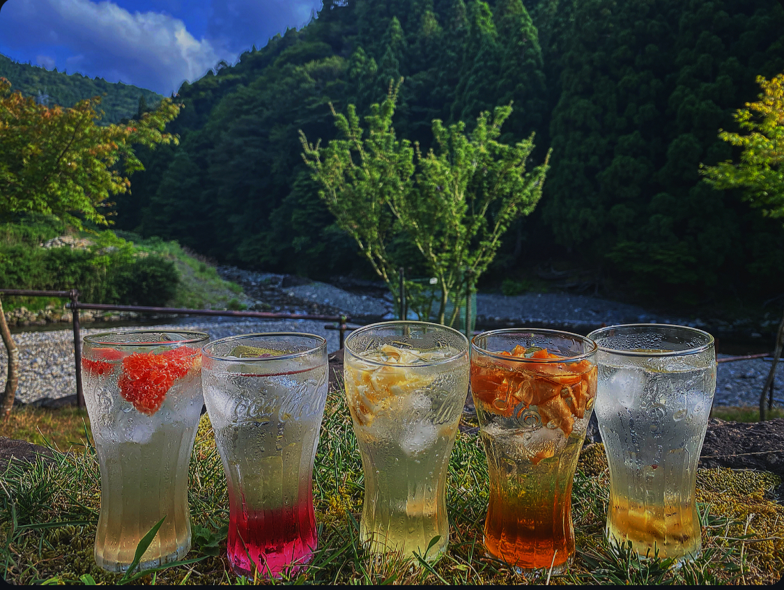 心と身体に沁み渡るビネガードリンク! | SLOW NATURE | 京都・京北のキャンプ場